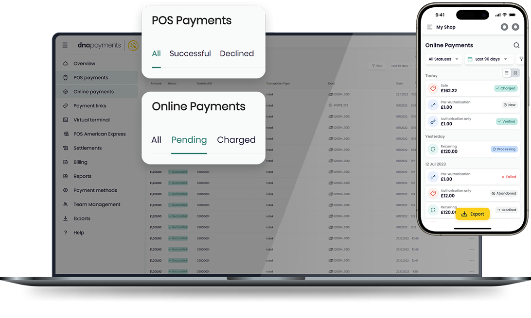 Merchant Portal | DNA Payments