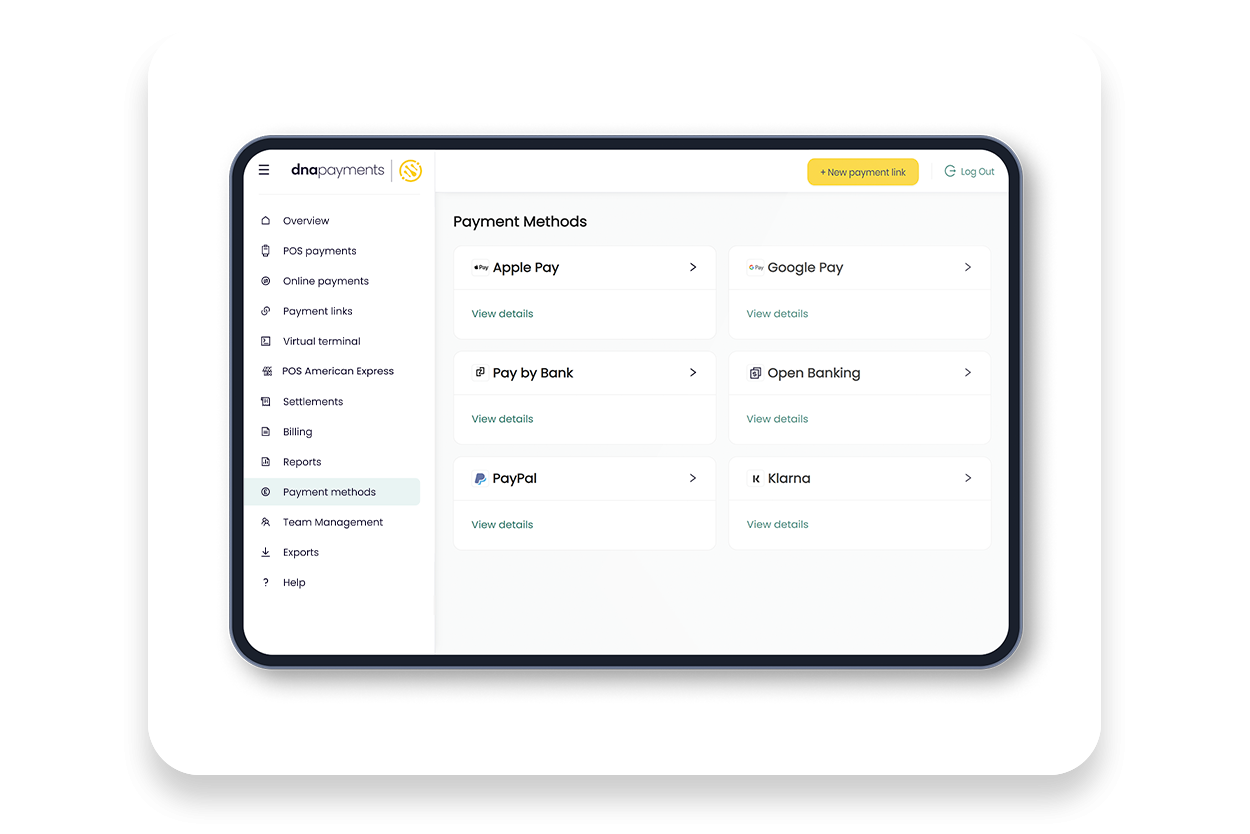 Merchant Portal | DNA Payments